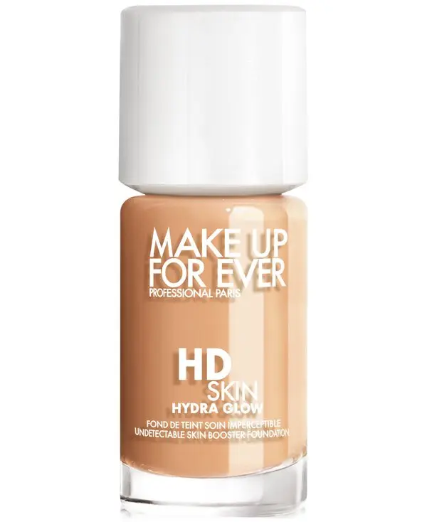MAKE UP FOR EVER Hd Skin Hydra Glow Skincare Foundation With Hyaluronic Acid 1y06 Warm Vanilla - 2r24 - Cool Nudeâ  - For Medium Skin Wit